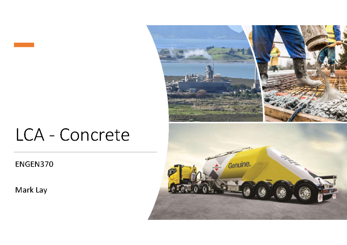 3.1 LCA around concrete manufacture-1 - Engineering and Environment ...