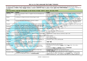 English ATAR - Grade: 11 - Western Australian Certificate of Education ...