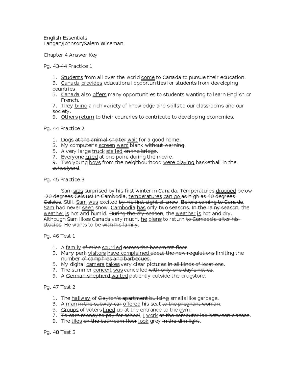 Ch 4 Answer Key Student - szdxfrctvgyuikjm hnbgvfdsdczfcghvjuilo ...