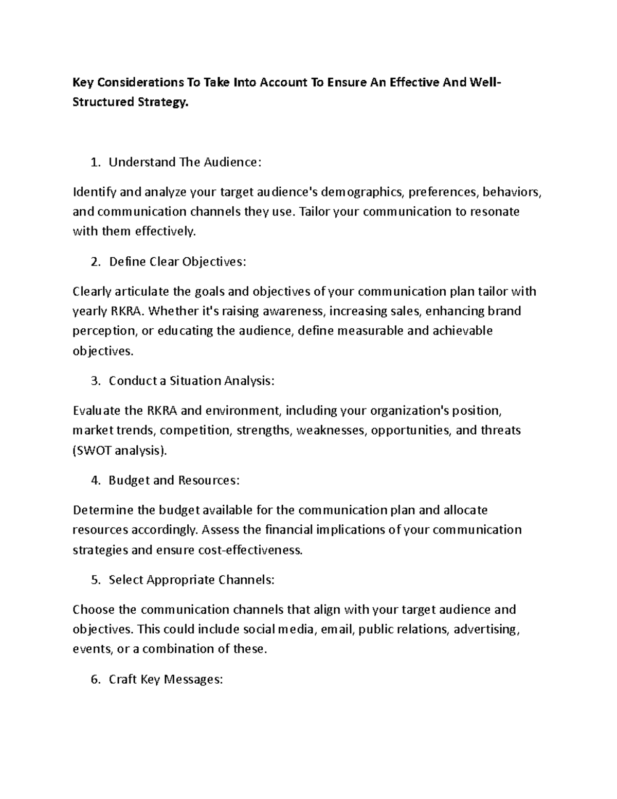 Key Considerations To Take Into Account To Ensure An Effective And Well ...