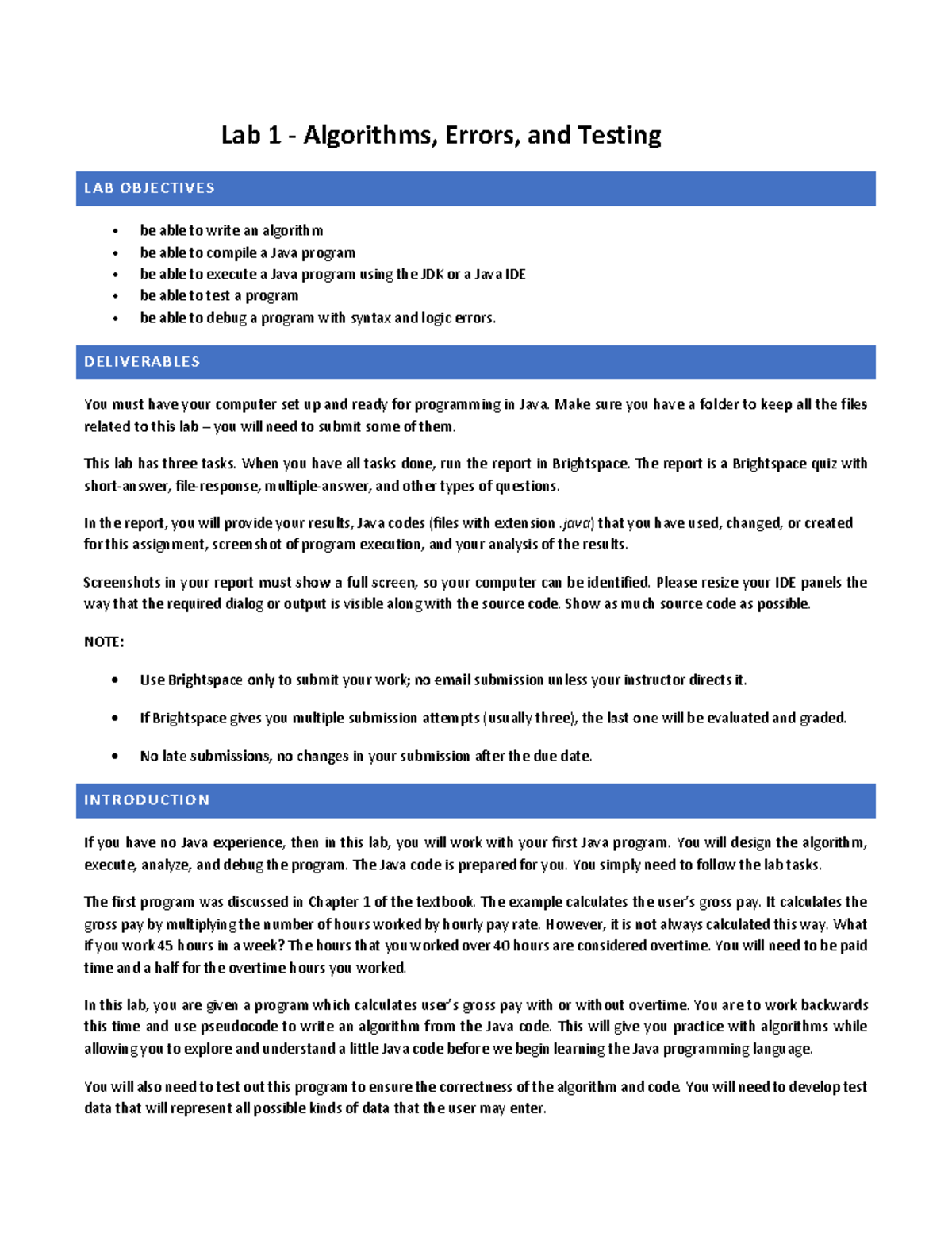 Lab1-Intro - ejk - Lab 1 - Algorithms, Errors, and Testing LAB ...
