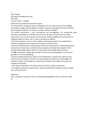 State Powers - State Powers Sandra Nganpe Professor Metz Chamberlain University November 5th ...