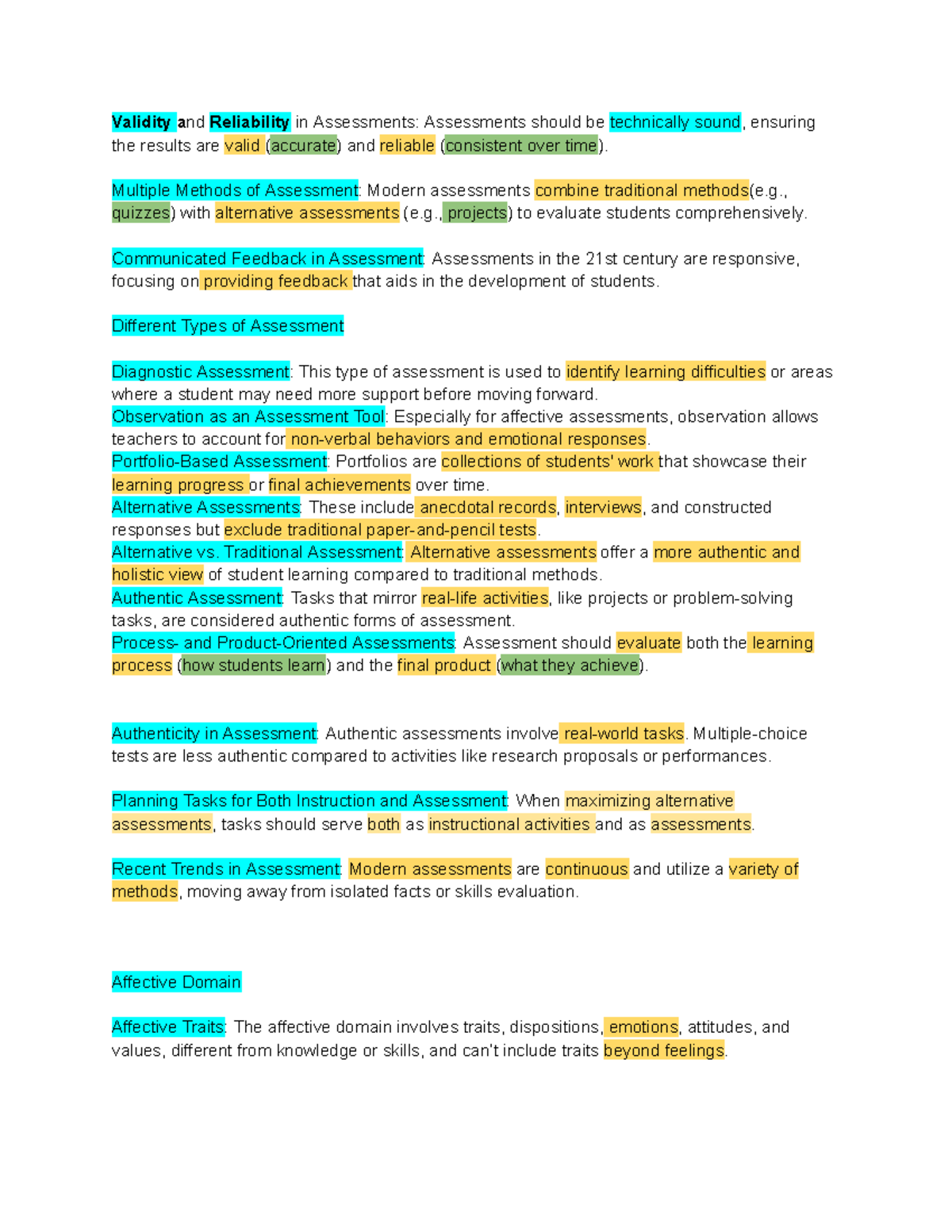 Profed & Reviewer - Validity and Reliability in Assessments ...