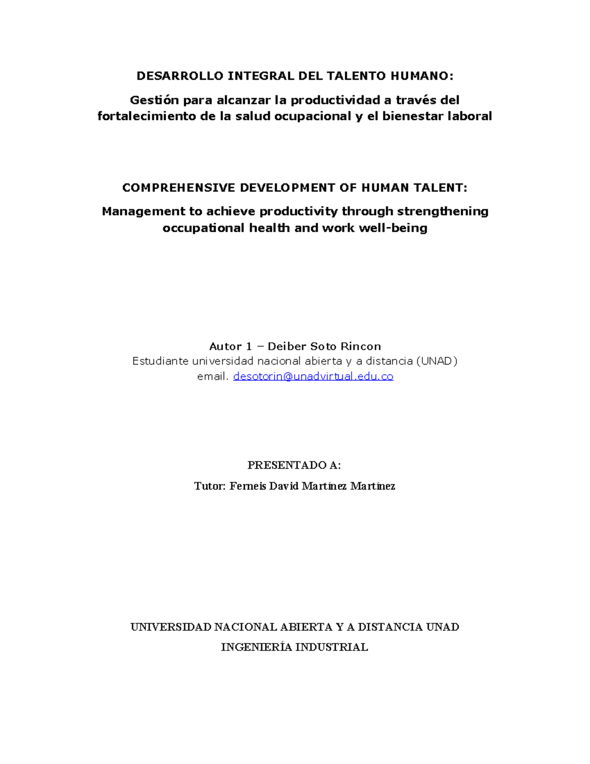 Fase 4 - Desarrollando integralmente el talento humano enero 2024 - DESARROLLO INTEGRAL DEL ...