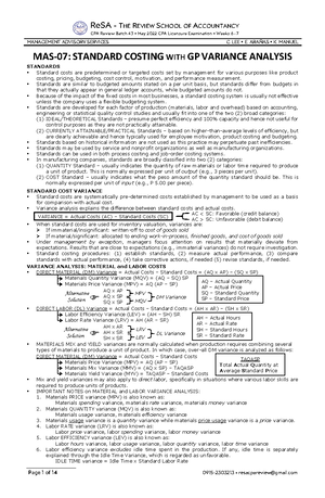 MS 44H Responsibility Accounting, Transfer Pricing Balanced Scorecard ...