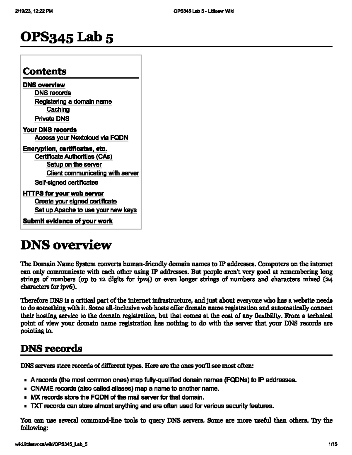 Lab5 - OPS 345 Lab instructions winter 2023 term - OPS345 - Studocu