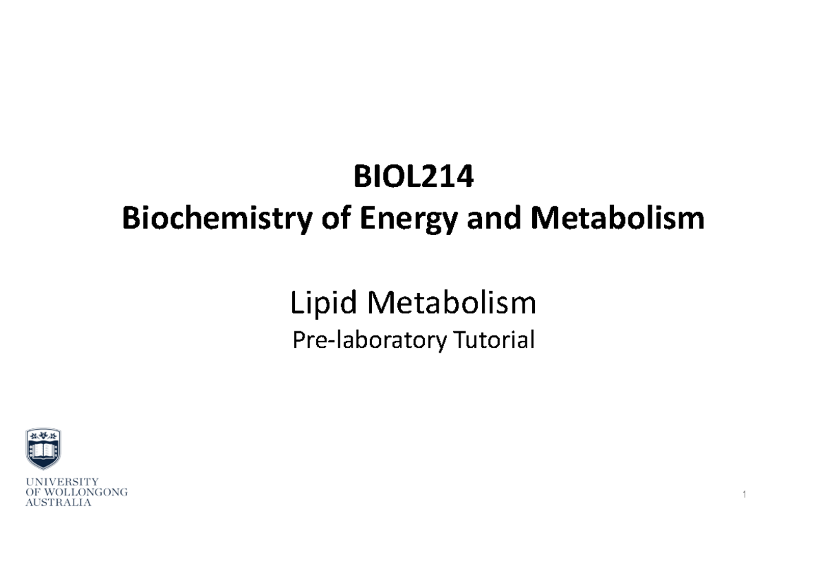 Biol214 Lipid Prelab Tutorial Warning Tt Undefined Function 32 Warning Tt Undefined 