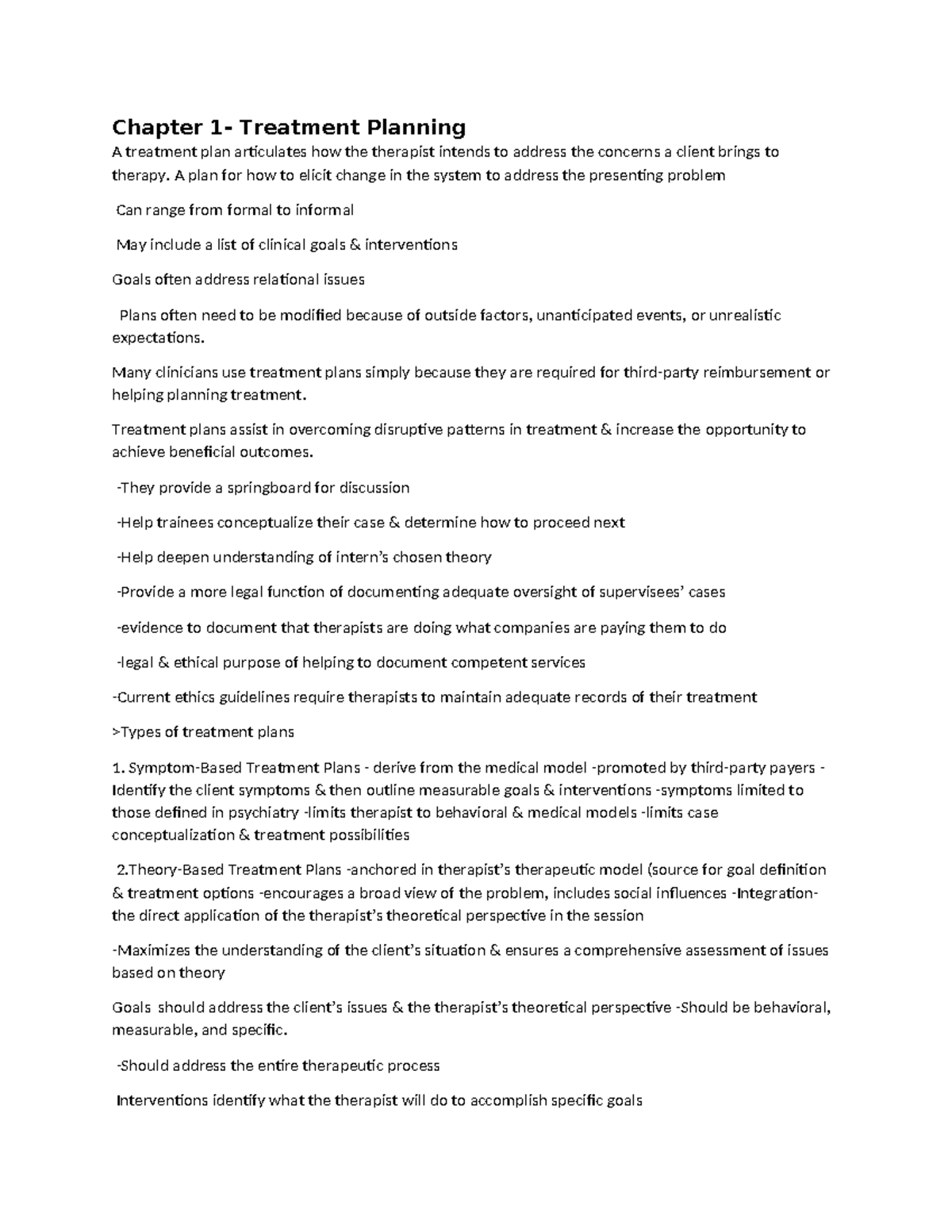 Mft book - Summary Introductory Psychology - Chapter 1- Treatment ...