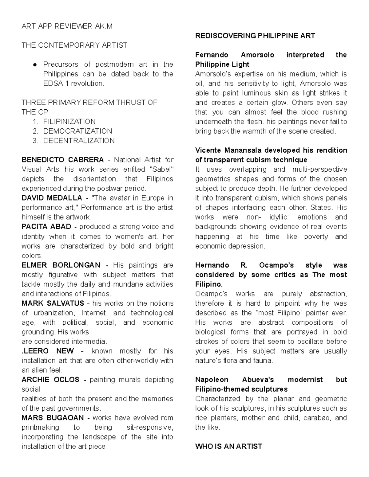 ART APP Reviewer - ART APP REVIEWER AK THE CONTEMPORARY ARTIST ...