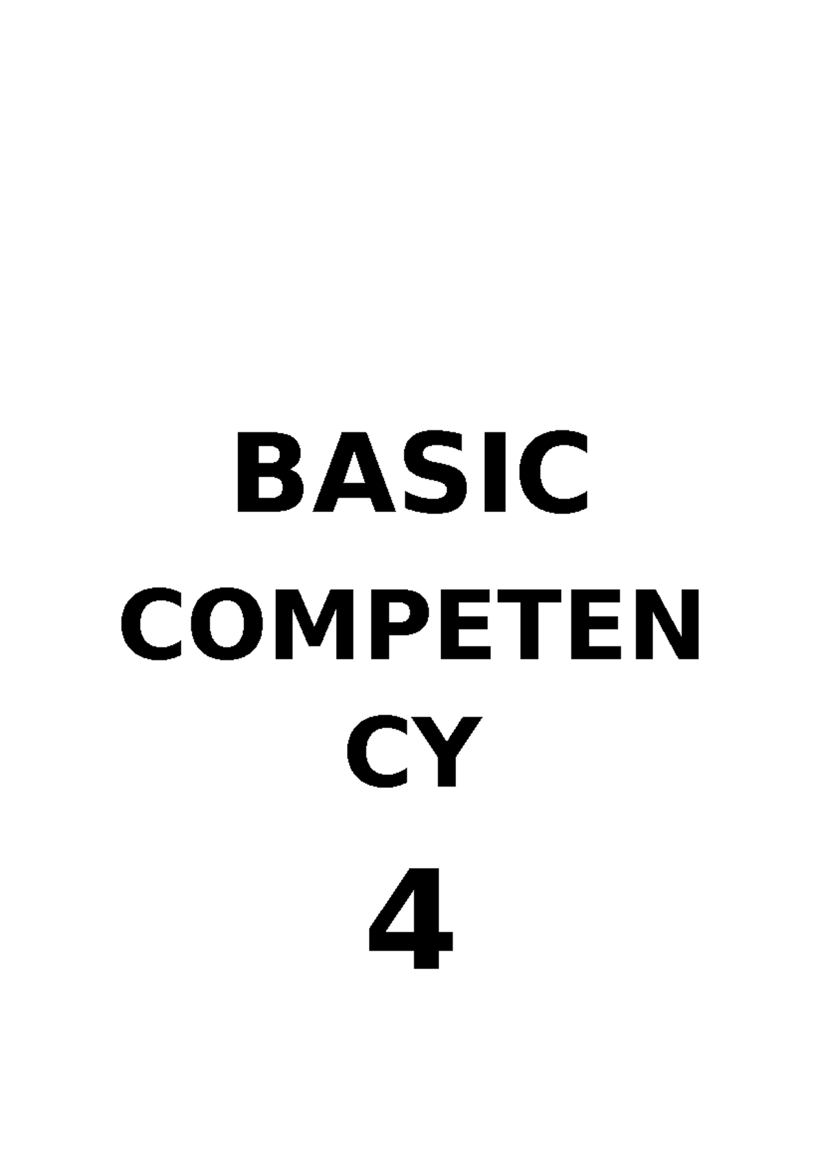 Basic 4 for organic agriculture - BASIC COMPETEN CY 4 HOW TO USE THIS ...