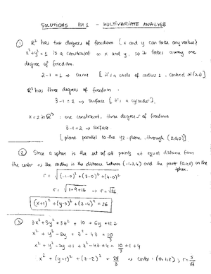 Homework 2 Multivariate analysis solutions - SoLuﬁ-‘owy PHZ~ arm, —F_tli ® 00 A442): [ﬂ 2:14:11 ...