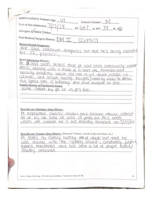 Eric Vasos Care of an Aggressive Client with Latent Tuberculosis ...