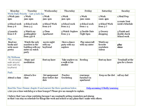 Whitehead,Andrea Week 2 Quest - Monday Tuesday Wednesday Thursday ...