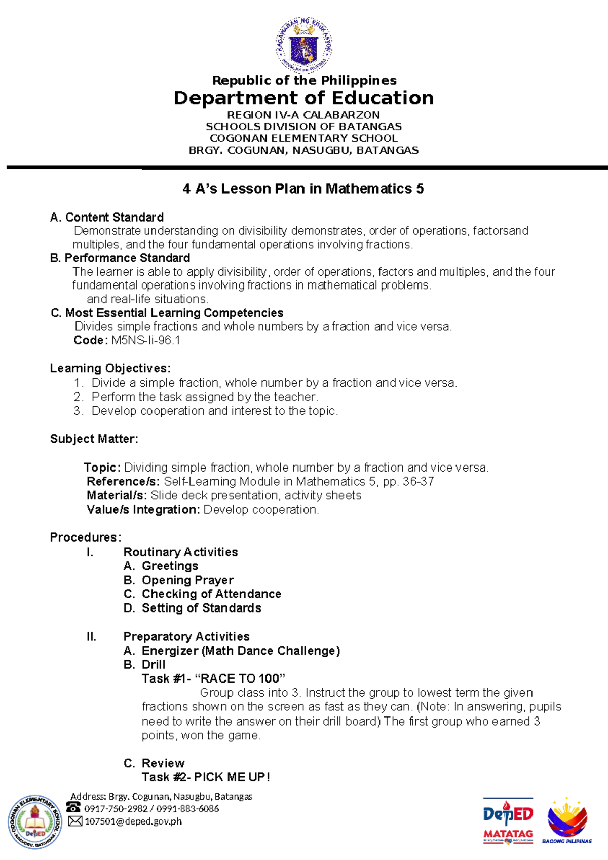 4-As-Lesson-Plan-in-Mathematics- Dimafelix-COT 1 2023 - Department of ...