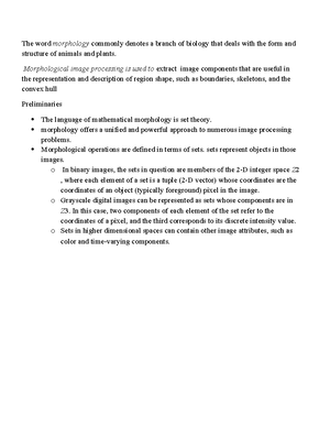 Histogram dip - Summary Digital Image Processing - The histogram of a ...