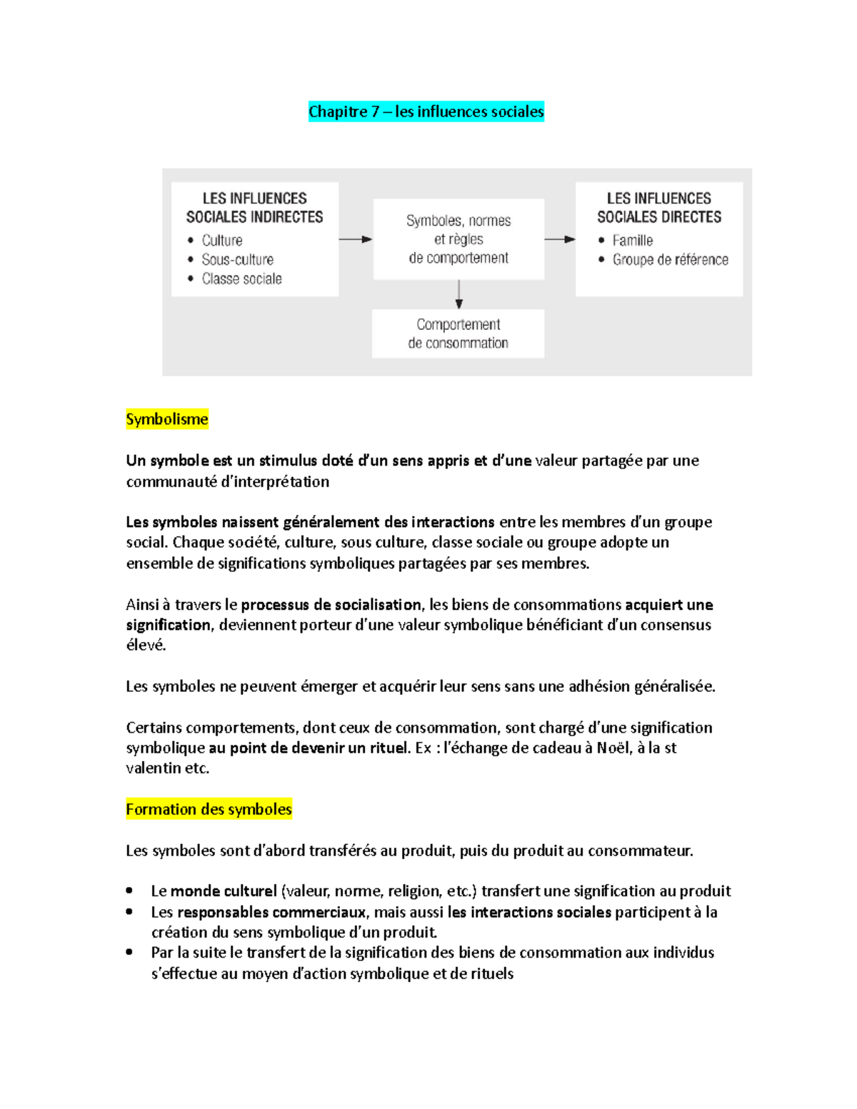 Doc de révision final mkg5305 - Chapitre 7 – les influences sociales ...