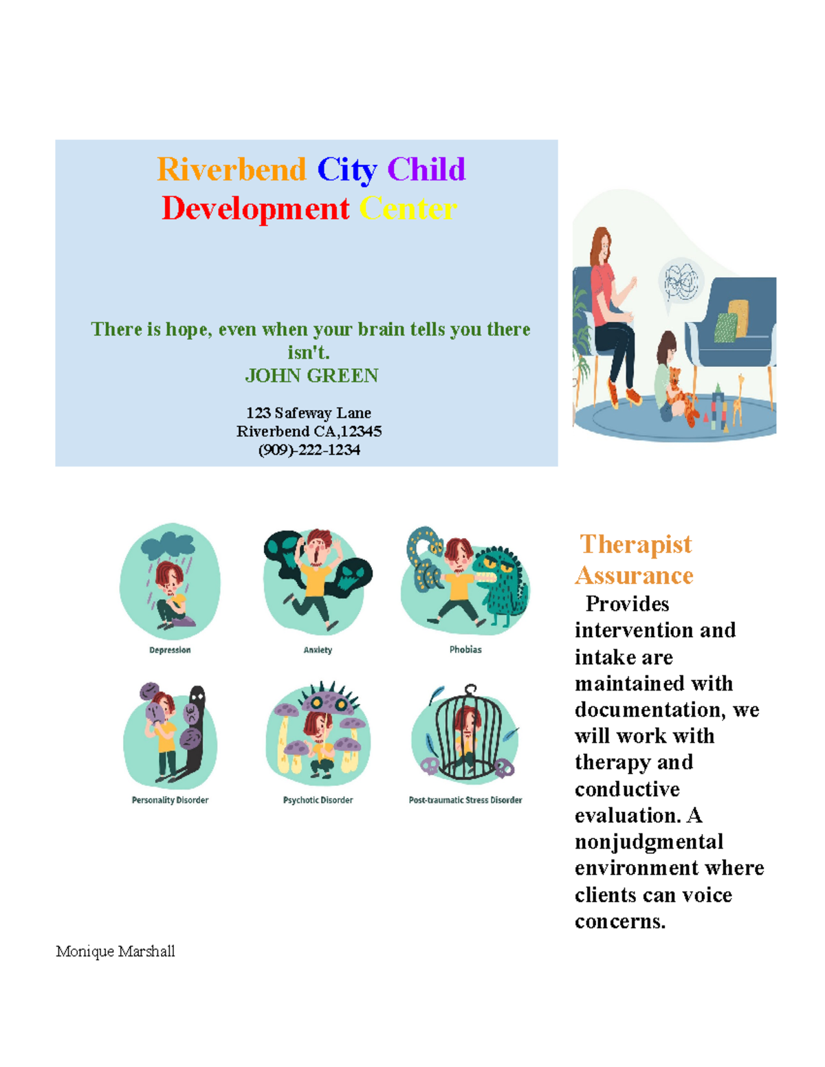 Cf brochure template - Study sheets - Riverbend City Child Development ...