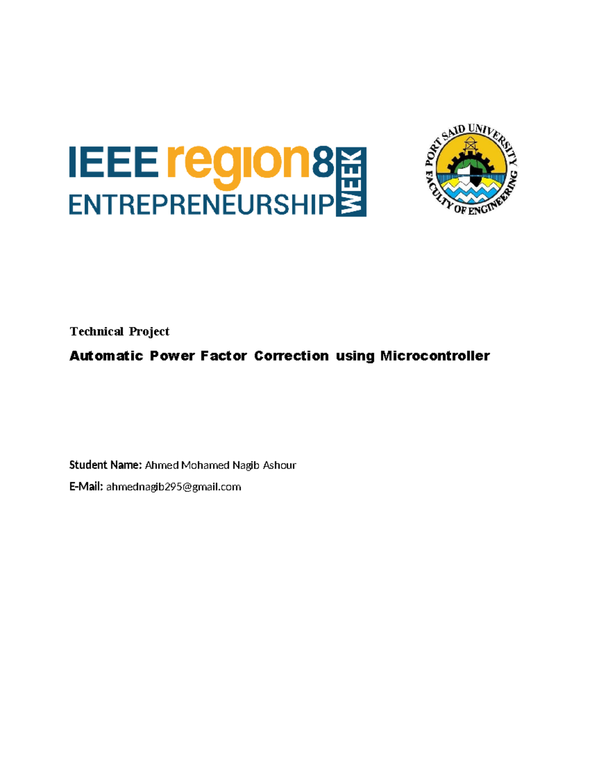 Automatic Power Factor Correction using Mircrocontroller - Technical ...