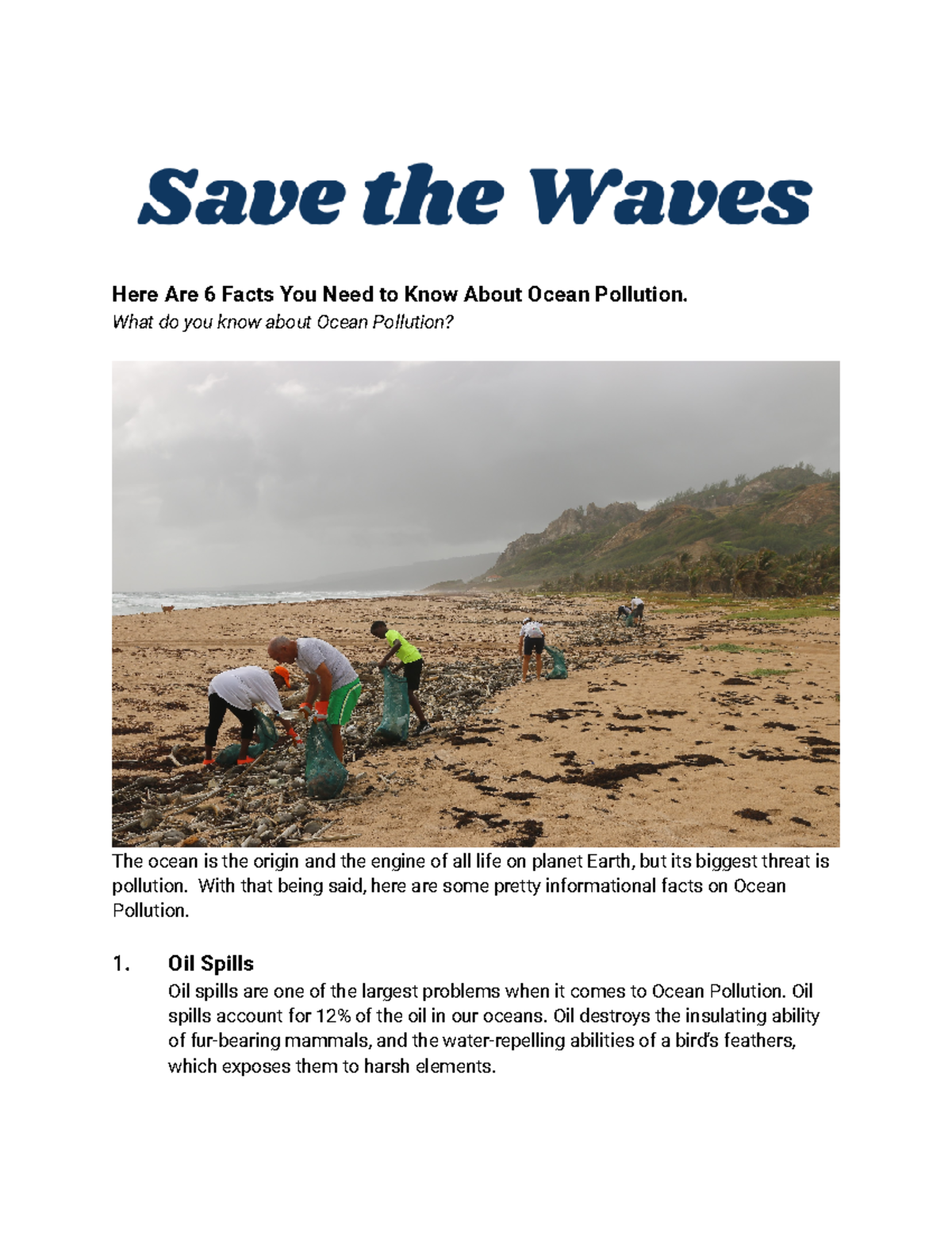 Blog Post 1 - Blog post - Here Are 6 Facts You Need to Know About Ocean ...