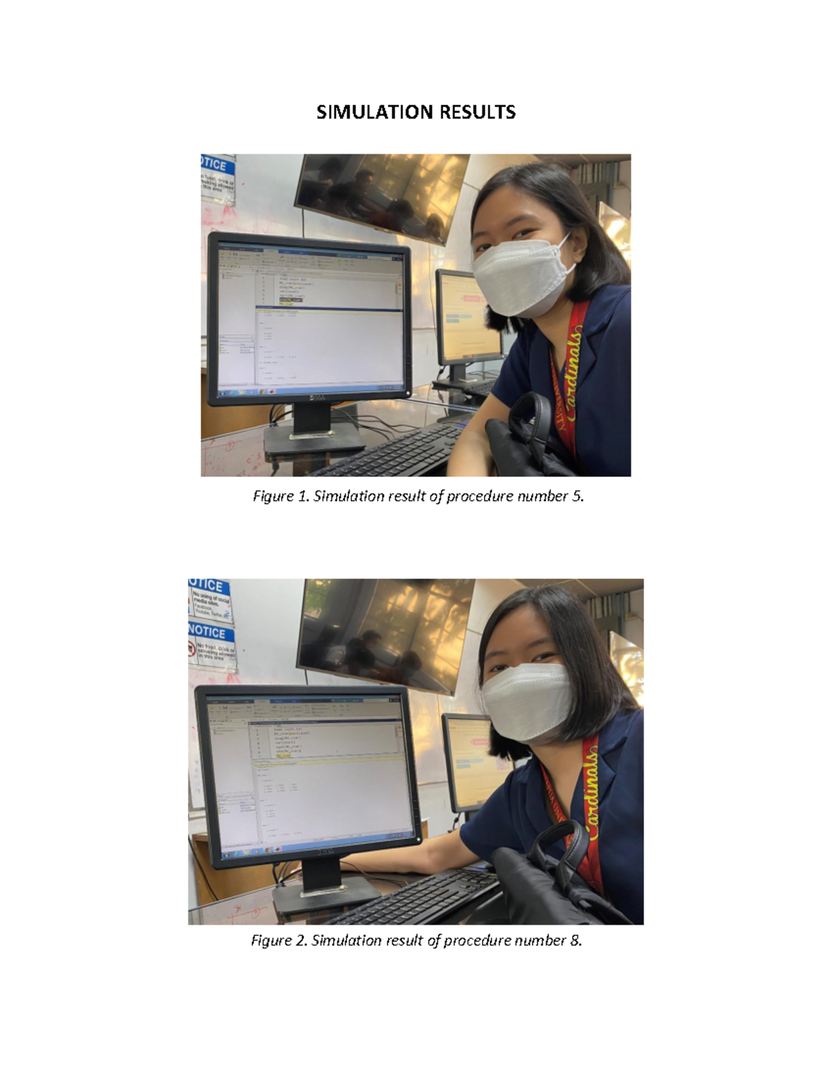 Practical Experiment 03 - SIMULATION RESULTS Figure 1. Simulation ...