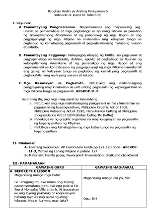 Rubrik sa Pagsulat ng Sanaysay at Talumpati - RUBRIC SA PAGSULAT NG ...