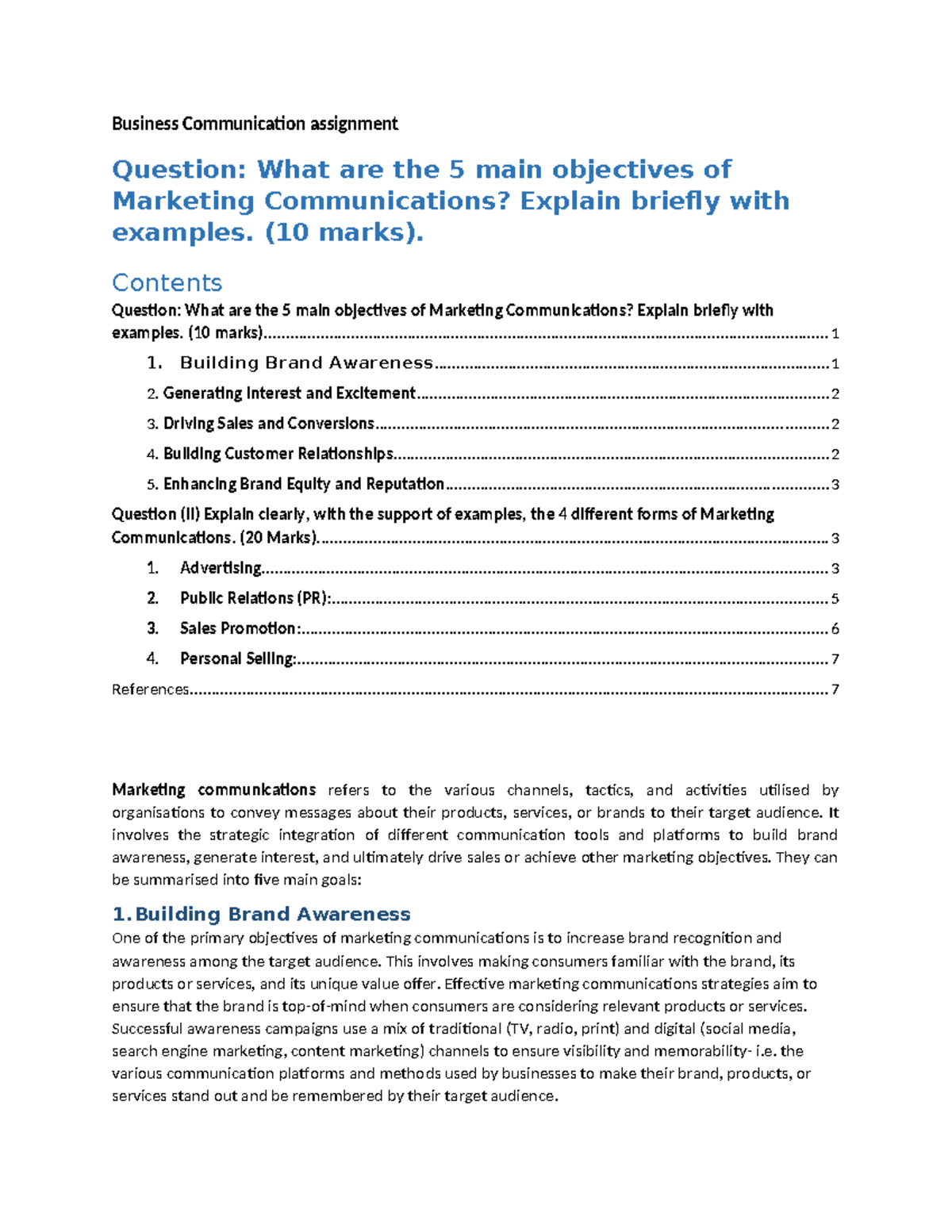 Business communication assignment - Business Communication assignment ...