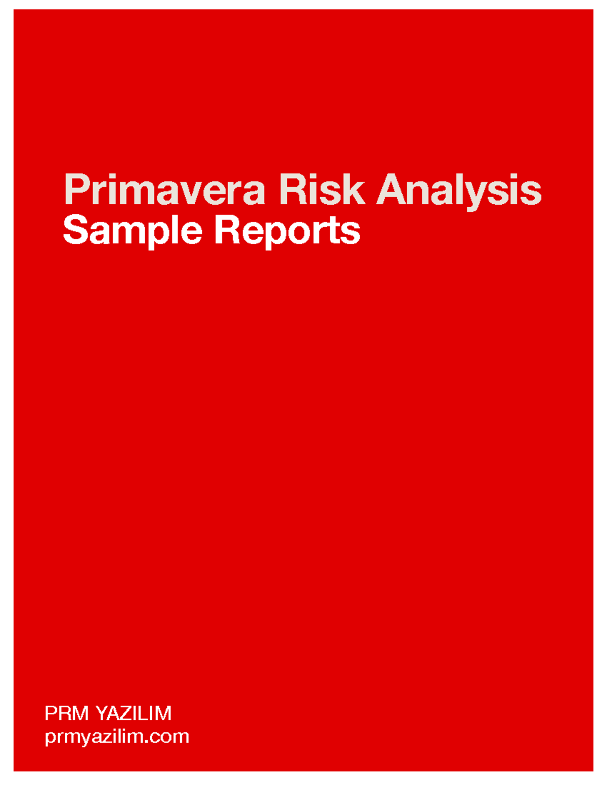 Pertmaster Sample Reports Web - Primavera Risk Analysis Sample Reports ...