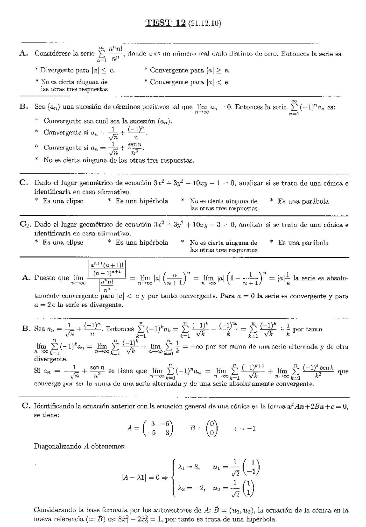 Enunciado y Solución.P12 Calculo (21 - Matemáticas I - Studocu