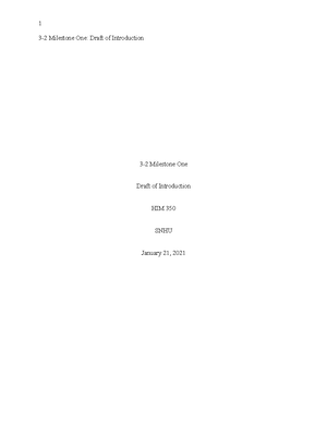 2-2 Short Paper - HIM350 - SNHU - Studocu