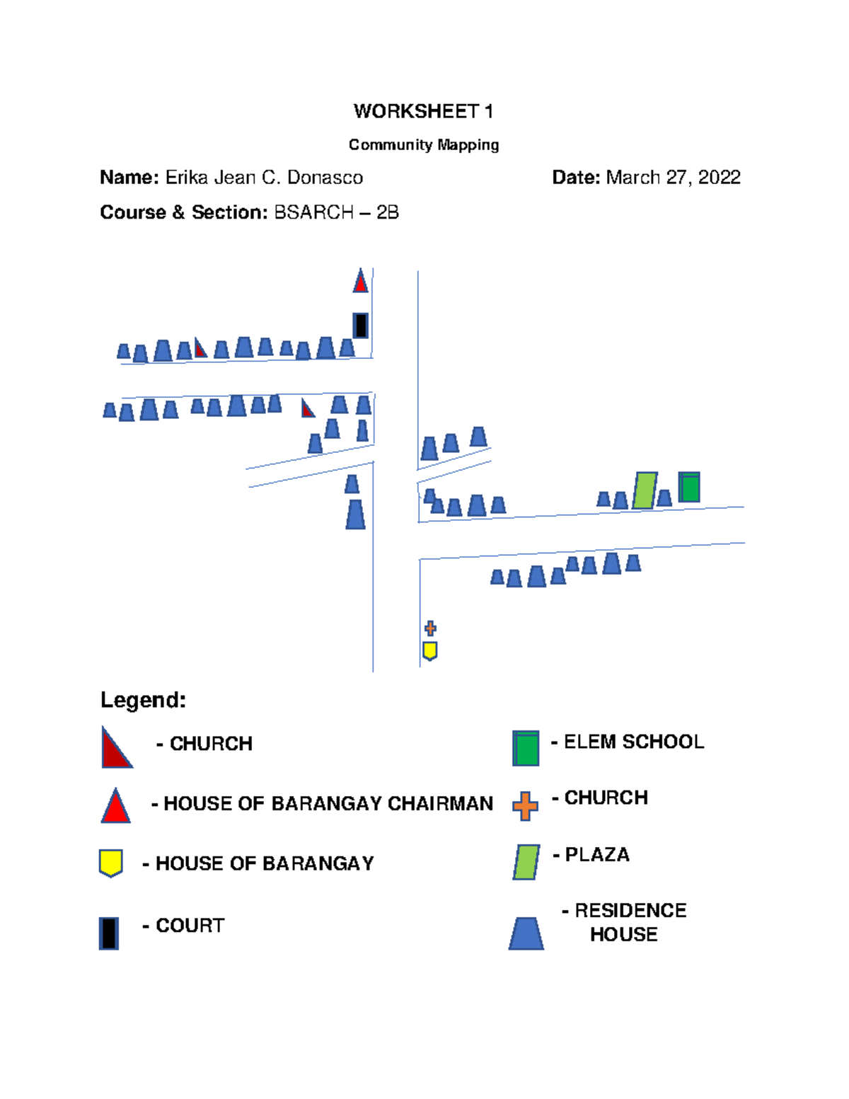 (Worksheet 1 &4)(Unit Test 3) - WORKSHEET 1 Community Mapping Name ...