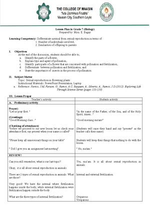 LP Grade-7 Saturated and Unsaturated Solutions - Lesson Plan in Science ...