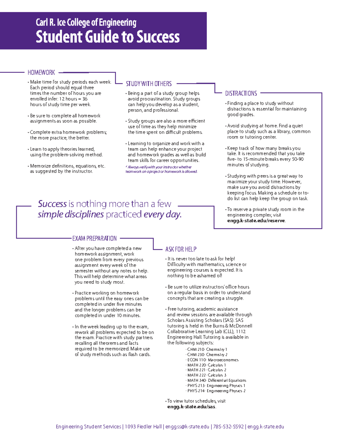 Study-guide - calculus 1 - STUDY WITH OTHERS Being a part of a study ...