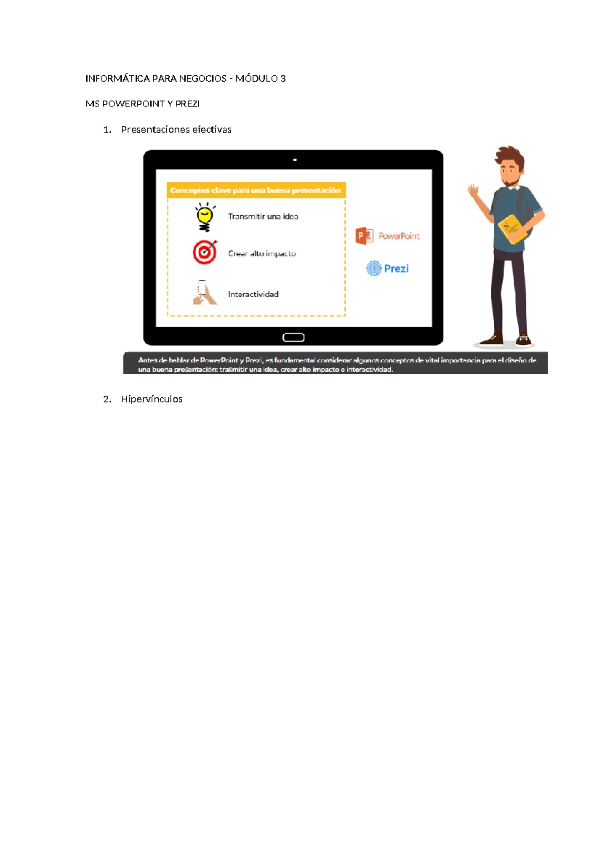 Informática PARA Negocios - Módulo 3 - English for business ...