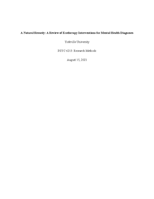 Goodwin and goodwin research methods chapter 2-7 - Explain how various ...