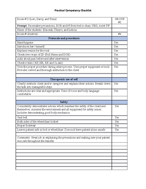 520 B Kim’s Case Study - Kim’s Case Study Key occupation: ADL UB and LB dressing Short-term ...