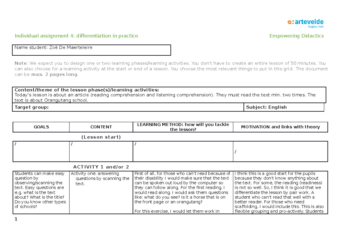 ED - template individual assignment 4 - Individual assignment 4 ...