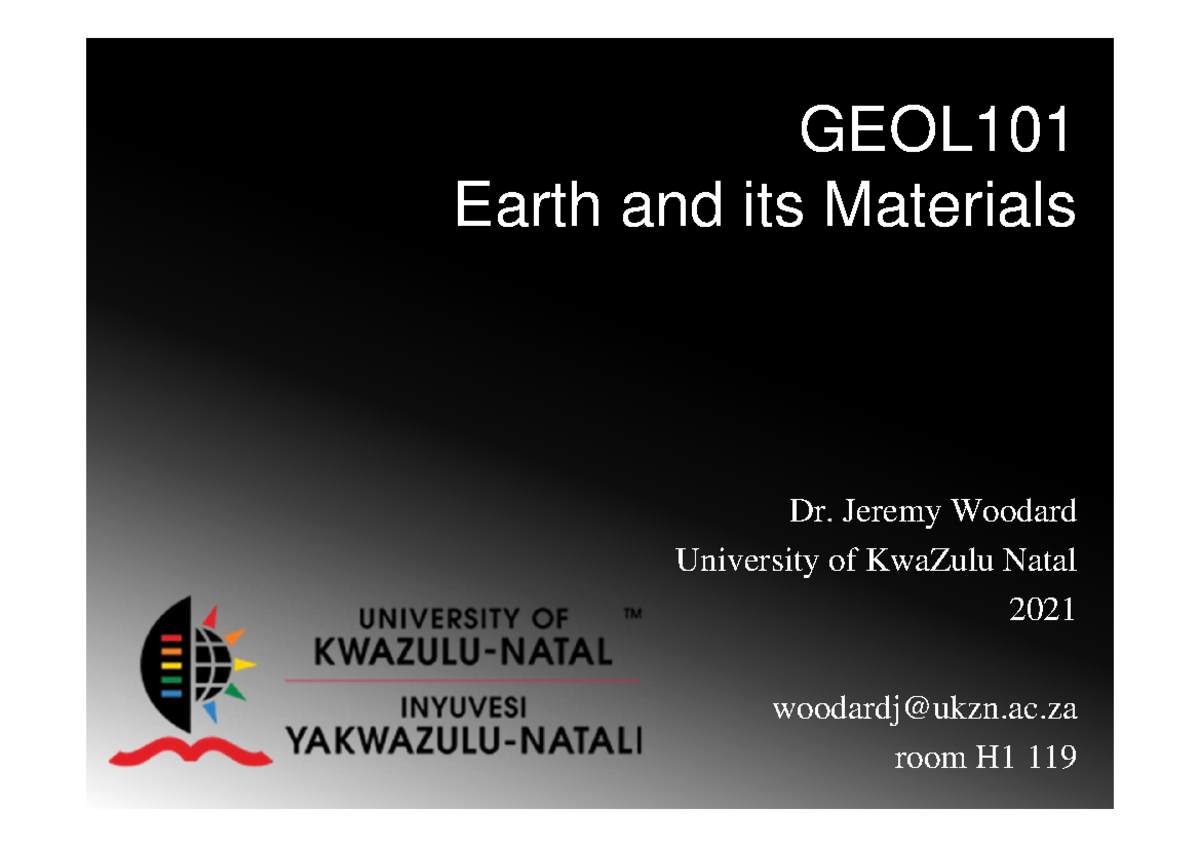 2021 GEOL101 Lecture 27 Structural geology 1 - GEOL Earth and its ...