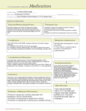 Baclofen Medication Card - ACTIVE LEARNING TEMPLATES THERAPEUTIC ...