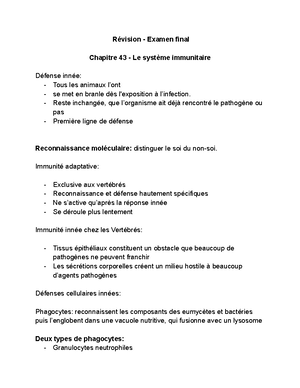 Révision finale - Chimie générale : la matière - Cégep - Chapitre 3 ...