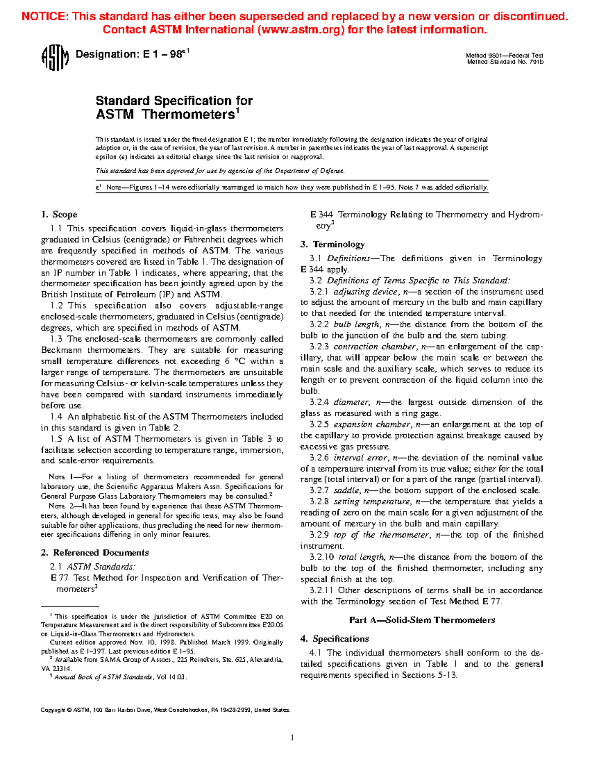 E 1 â€“ 98 Rtetothfmq - Apuntes 5 - Designation:E1– e 1 Method 9501 ...