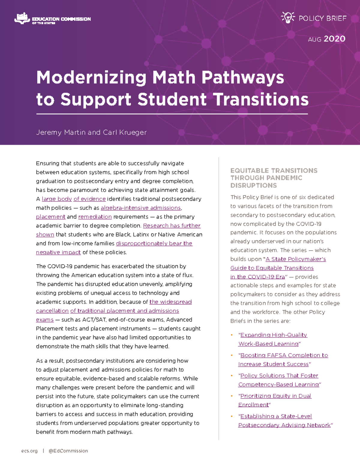 ED607345 - Explanation to Mathematical apprentice. - ####### POLICY ...