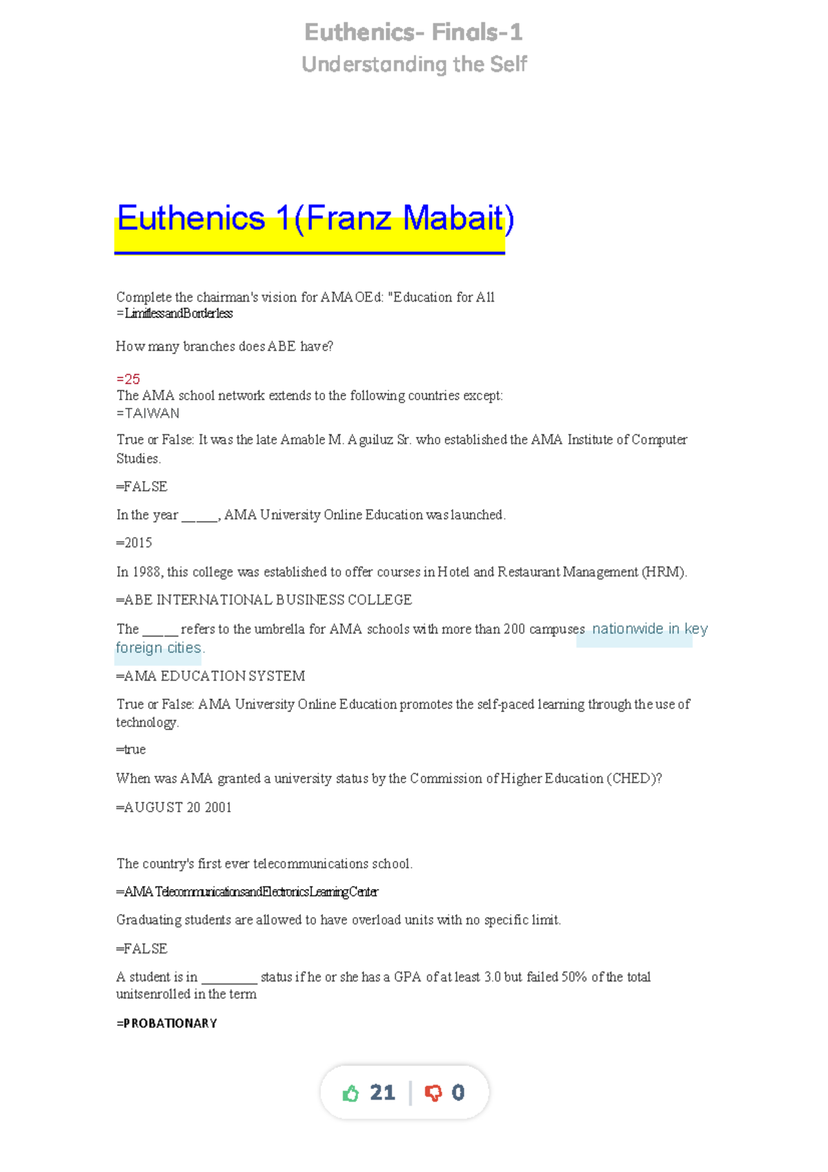 Euthenics-finals-1 compress - Euthenics- Finals- Understanding the Self ...