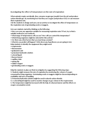 BIO 189 Final Study Guide - BIO 189 Final Study Guide It is recommended ...