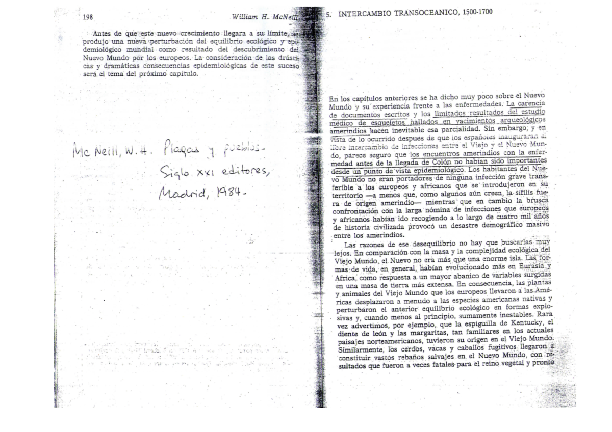 1. Mc Neill - Intercambio transoceanico, 1500-1700 - 198 William H ...