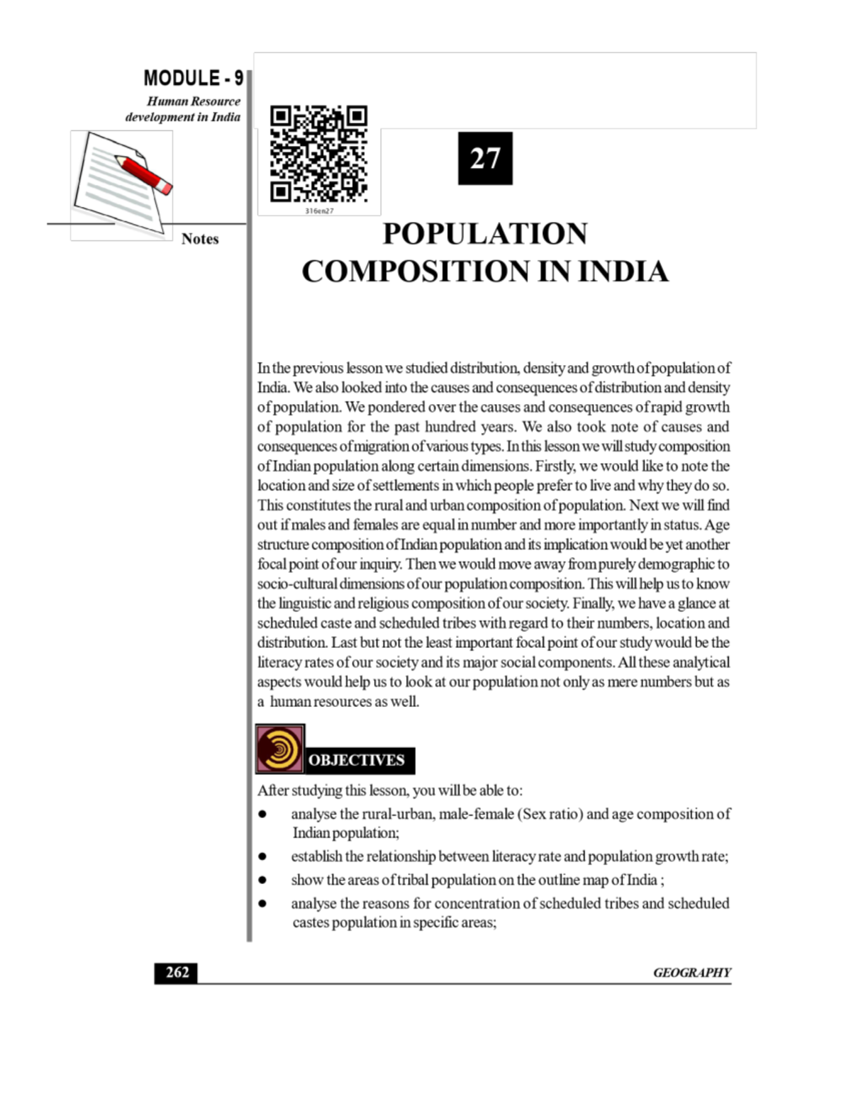 Population Composition in India - Geogarphy - Studocu