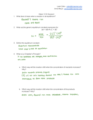 Week 5 Aspirin - SI chem 150 lab w/ Anna - Leah Zahn - zahn@chapman ...
