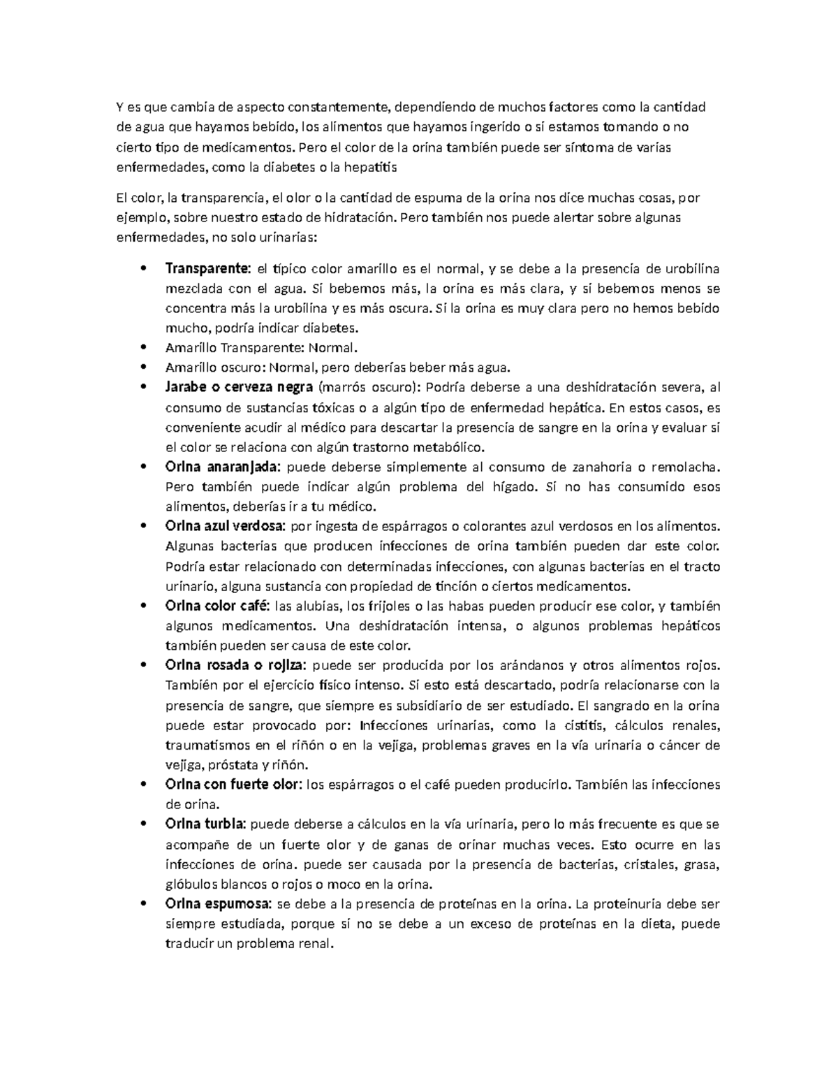 El color - Y es que cambia de aspecto constantemente, dependiendo de ...