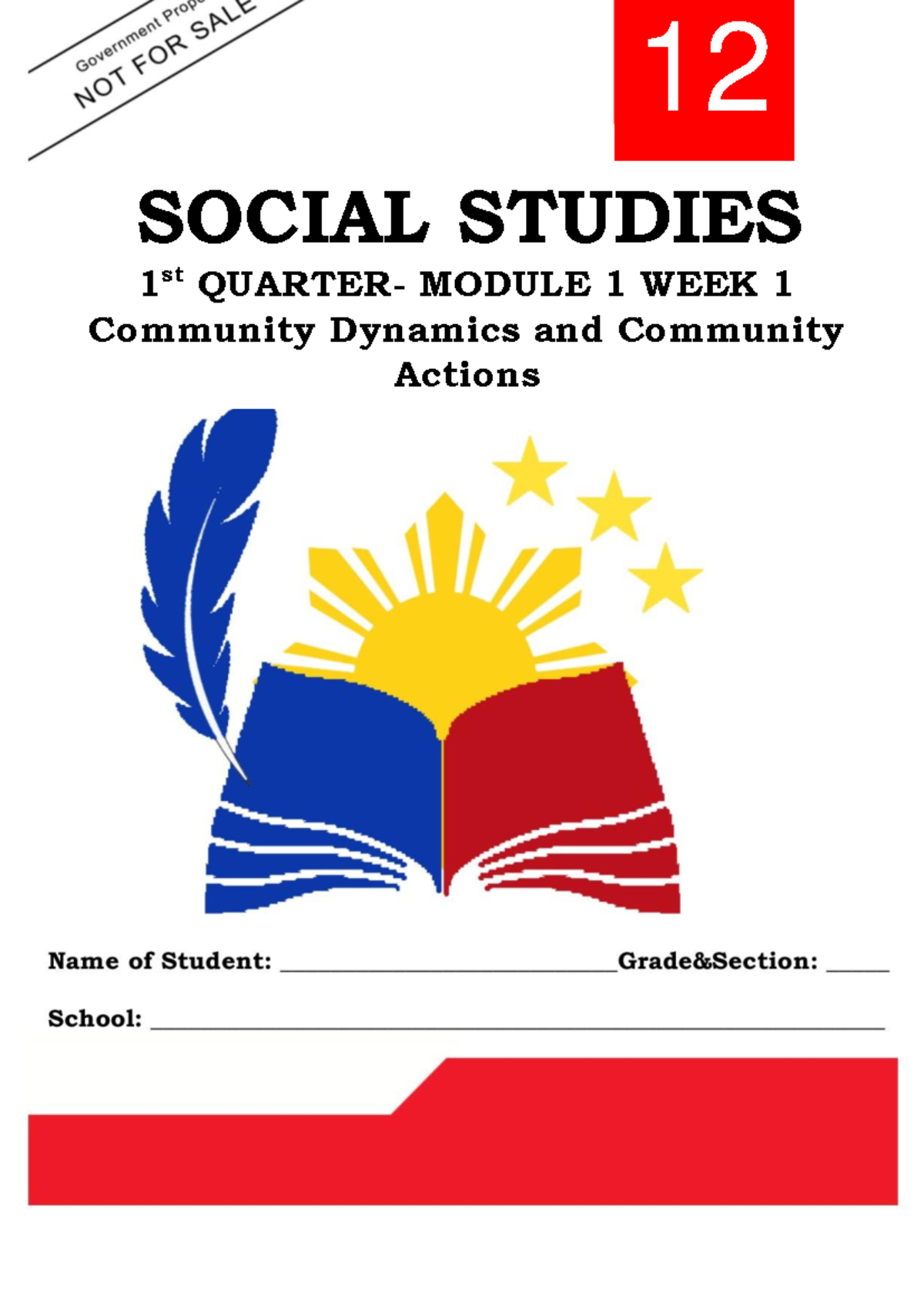 AP Grade 12 Community Engagement, Solidarity and Citizenship - 12 1 st ...