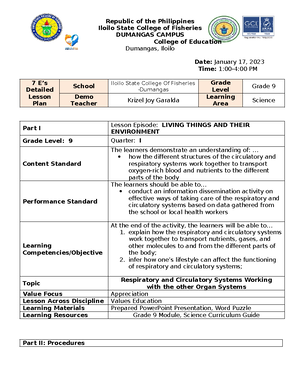 Energy system 12 - module - Lesson 1: Energy System 3 Energy Systems A ...