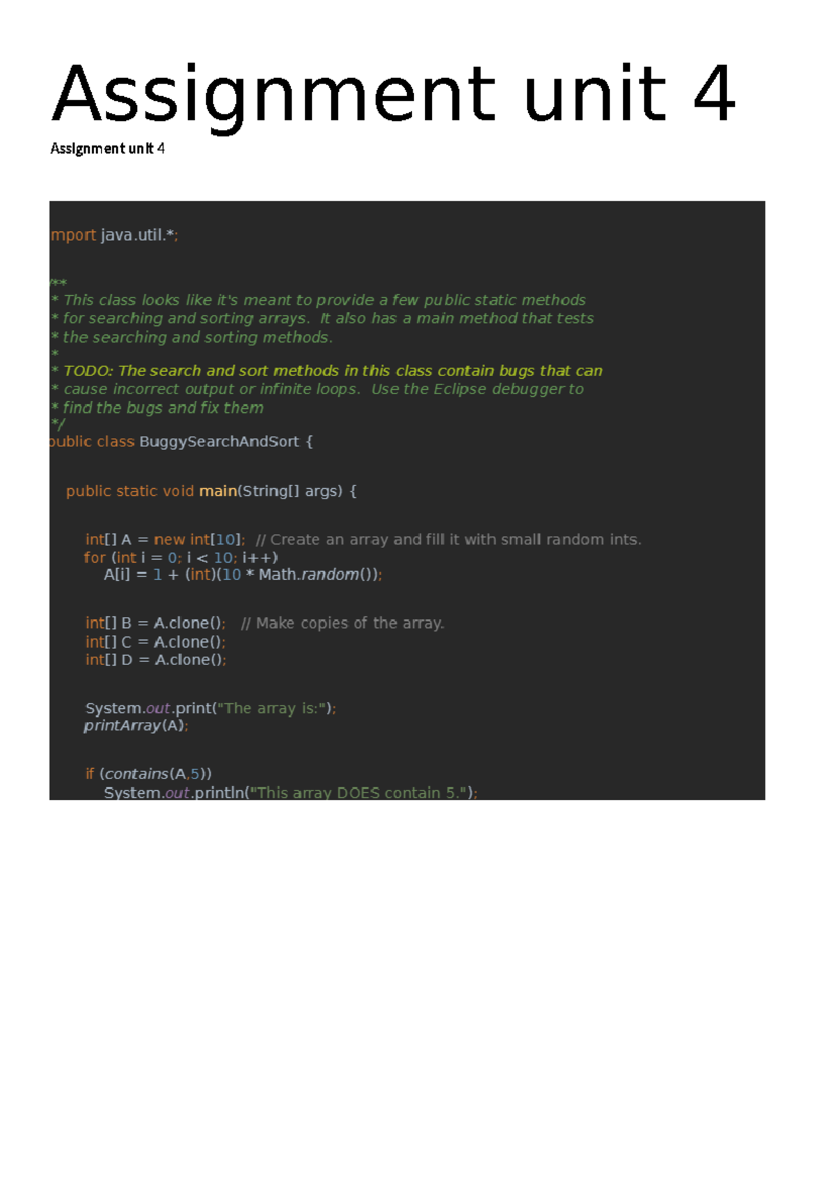 Assignment unit 4 - Summary Viscous Aerodynamics - Assignment unit Assignment unit - Studocu
